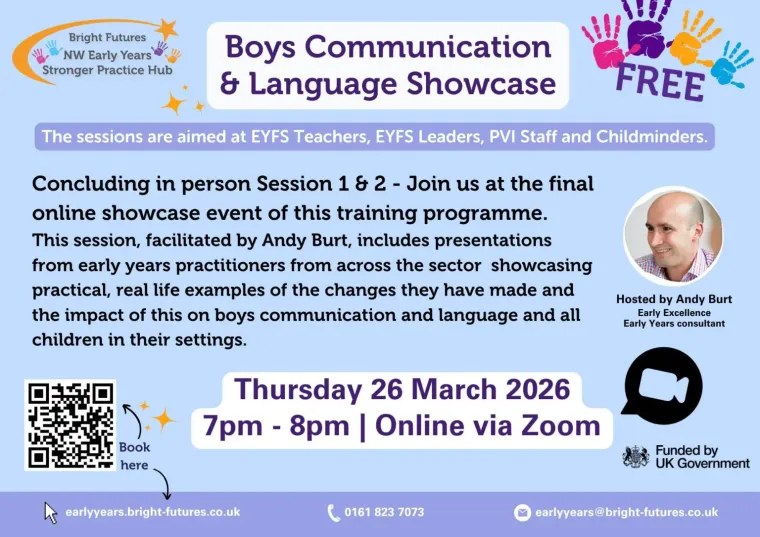 Showcase Event: Boys Communication and Language | Stronger Practice Hubs